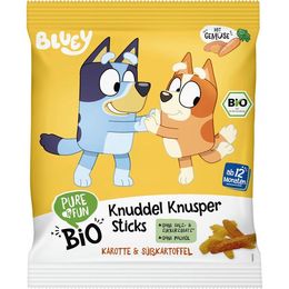 PURE & FUN Kindersnack Bluey Knusper Sticks Karotte & S&uuml;&szlig;kartoffel ab 12 Monaten