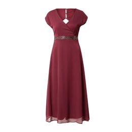 ABOUT YOU Kleid 'Lilli' Damen Gr&ouml;&szlig;e 42 dunkelrot Sommerkleid