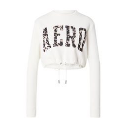 A&eacute;ropostale Sweatshirt Damen Gr&ouml;&szlig;e M brokat / schwarz / offwhite