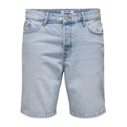 Only & Sons Only & Sons Shorts 'Edge' Herren Gr&ouml;&szlig;e 33 blau