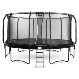 SALTA First Class Trampoline &Oslash; ca. 427 cm rund schwarz - versch. Ausf&uuml;hrungen