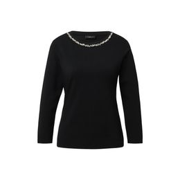 s.Oliver BLACK LABEL Shirt Damen Gr&ouml;&szlig;e XXS schwarz / transparent