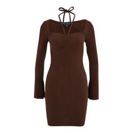 Dorothy Perkins Kleid Damen Gr&ouml;&szlig;e 44 braun Winterkleid