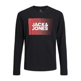 Jack & Jones Mini Shirt Jungen Gr&ouml;&szlig;e 128 rot / schwarz / wei&szlig;