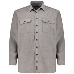 Casamoda Gro&szlig;e Gr&ouml;&szlig;en CASA MODA Overshirt mit Stretch Farbe braun Gr&ouml;&szlig;e: 3XL