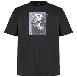 Gro&szlig;e Gr&ouml;&szlig;en BOSS T-Shirt mit Print Farbe schwarz Gr&ouml;&szlig;e: 6XL