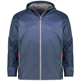 Gro&szlig;e Gr&ouml;&szlig;en ADAMO Packbare Regenjacke mit Mesh-Innenfutter, wasserdicht Farbe dunkelblau Gr&ouml;&szlig;e: 3XL
