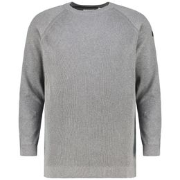 Gro&szlig;e Gr&ouml;&szlig;en s.Oliver Pullover mit Struktur Farbe grau Gr&ouml;&szlig;e: 4XL