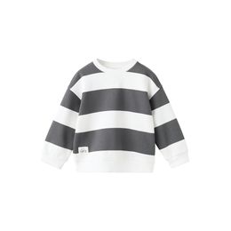 Mango Kids Sweatshirt 'PAUL' Jungen Gr&ouml;&szlig;e 80 anthrazit / wei&szlig;
