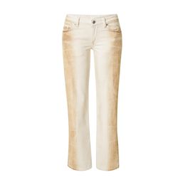 WEEKDAY Jeans 'Arrow' Damen Gr&ouml;&szlig;e 29 creme / hellbraun
