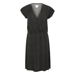 Saint Tropez Kleid 'Edua' Damen Gr&ouml;&szlig;e 34 grau / schwarz Sommerkleid