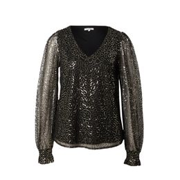 Claire Bluse 'Rit' Damen Gr&ouml;&szlig;e M/L gold / schwarz