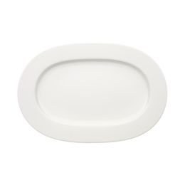 Villeroy & Boch VILLEROY & BOCH Servierplatte "Servierplatte oval Royal 41 cm weiß", weiß, Servierplatten