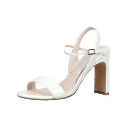 Buffalo Damen High-Heel-Sandalette "Buffalo Sandalen Lederimitat", Gr. 40wei&szlig;, Lederimitat, Schuhe