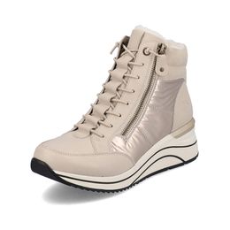 Remonte Damen Sneaker "Remonte Sneaker Lederimitat", Gr. 40crema, Lederimitat, Schuhe