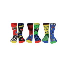 United Oddsocks M&auml;dchen Kurzsocken "Socken 3er Pack", Gr. 30,5game over, Obermaterial: 76% Baumwolle CO. 23% Polyamid PA. 1% Elasthan EL., Socken