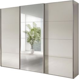Schwebet&uuml;renschrank Wiemann, B:279cm H:236cm T:67cmchampagner, dekor, Schr&auml;nke, "Phoenix, Made in Germany, modernes Design, Highlight, Blickfang",