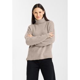 Frieda & Freddies New York Damen Strickpullover "Pullover"hellbeige, Gr. 34, FRIEDA & FREDDIES, unifarben, 32% Alpaka, 32% Wolle, 30% Polyamid, 6% Elasthan, Pullover