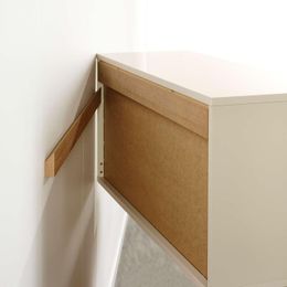 Hammel Furniture "Mistral Fernsehschrank, Medienm&ouml;bel, H&auml;ngend" mit Klappt&uuml;r mit Akustikstoff, Lowboard, Breite: 133 cm