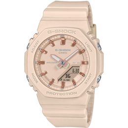 Casio G-SHOCK Damen Chronograph, beige, Armbanduhren, Quarzuhr,Armbanduhr Damenuhr,Herrenuhr, bis 20bar wasserd.Resinarmband