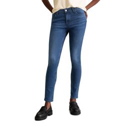 Marc O'Polo Damen Skinny-fit-Jeans "aus Powerstretch-Gewebe", blau, Gr. 30, MARC O'POLO DENIM, unifarben, Obermaterial: 84% Baumwolle, 14% Polyester, 2%