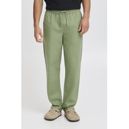 Blend Herren Leinenhose "BHBAY LINEN"oil gr&uuml;n, Basic, Gr. S, unifarben, 55% Leinen, 45% Baumwolle, Hosen, Stilvolle Hose aus Leinenmix