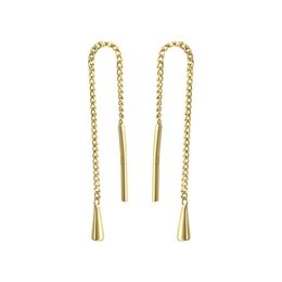 Paar Ohrh&auml;nger Celesta, gelb, Ohrringe, Damen, one-size, Gold