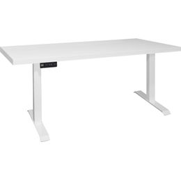 M&auml;usbacher Schreibtisch M&Auml;USBACHER, B:160cm, wei&szlig;, B&uuml;ro, Tische, "Big System Office", Breite 160 cm, elektrisch h&ouml;henverstellbar