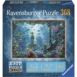 Ravensburger Kinder Puzzle "EXIT, Puzzle Kids, Im Unterwasserreich", bunt, B:49cm H:38cm, Puzzles, Made in Germany