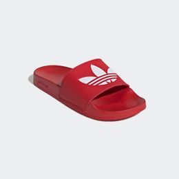 Herren Badesandale "LITE ADILETTE", adidas originals, Gr. 47, rot, Synthetik, clean, Schuhe