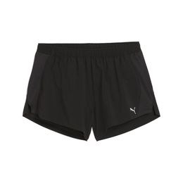 Puma Damen Trainingsshorts "VELOCITY 3" Laufshorts Damen", schwarz, Gr. L, unifarben, Obermaterial: 12% Elasthan, 88% Polyester; Einsatz: 100%