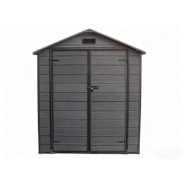 Ger&auml;tehaus Koniferaanthrazit, Polypropylen (PP), Garten, Ger&auml;teh&auml;user, "aus Kunststoff, inklusive Fu&szlig;boden", nagersicher und wasserdicht