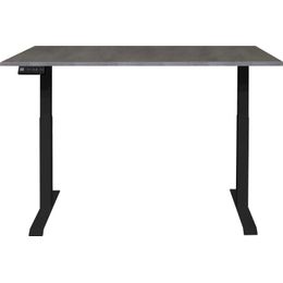 M&auml;usbacher Schreibtisch M&Auml;USBACHER, B:120cm, schwarz, B&uuml;ro, Tische, "Big System Office, Arbeitstisch, B&uuml;rotisch", Breite 120 cm, elektrisch h&ouml;henverstellbar,