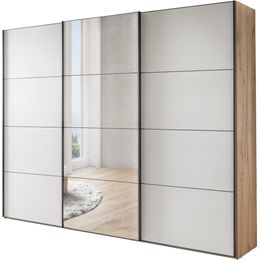 Schwebet&uuml;renschrank Wiemann, B:295cm H:236cm T:67cmbianco, eiche, nachbildung, Schr&auml;nke, "Phoenix, Made in Germany, modernes Design, Highlight,