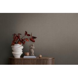 Livingwalls LIVING WALLS Vliestapete "Michalsky 6 einfarbige Tapete Unitapete Struktur Landhaus", B/L: 0,53mm x 10,05mm, Rollen:, grau, Wohnzimmer, Tapeten,