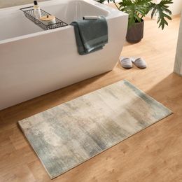 Badematte Gino Falcone, H:7mm, bunt, Polyester, Badematten, "Ariella GF-148", Badteppich, bedruckt, modernes Design, weich & kuschelig