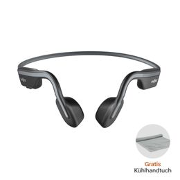 Aftershokz SHOKZ Open-Ear-Kopfhörer "OpenMove + Cooling Towel", B:13,8cm H:7cm T:17,8cm, grau, Kopfhörer