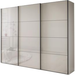 Schwebet&uuml;renschrank Wiemann, B:279cm H:236cm T:67cmchampagner, dekor, Schr&auml;nke, "Phoenix, Made in Germany, modernes Design, Highlight, Blickfang",