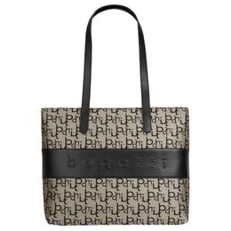 Bugatti Damen Shopper "ELEA", schwarz, Kunstfaser, Taschen