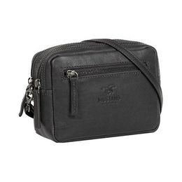 Mustang Damen Schultertasche "Catania", schwarz, Leder, Taschen
