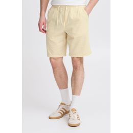 Leinenhose Blend "BHVolk", Herren, Gr. L, US-Gr&ouml;&szlig;en, beige (bleached sand), 55% Leinen, 45% Baumwolle, unifarben, normal kurz, Hosen, Casual Shorts aus Leinenmix