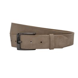 AnnaMatoni Damen Lederg&uuml;rtel "AnnaMatoni Damen Lederg&uuml;rtel in hochwertigem Velour Leder 3,5cm"beige 120, Gr. 100, 100% Leder, G&uuml;rtel