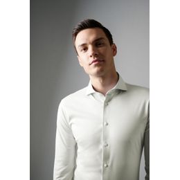 DESOTO Herren Langarmhemd "Jerseyhemd Essential Hai langarm", wei&szlig;, Gr. 48, Jersey, Obermaterial: 100% Baumwolle, Hemden, Flexibler Stretch