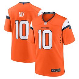 Nike Herren Footballtrikot "Nike Trikot Denver Broncos NFL Home Game Jersey Nix 10", orange, Gr. M, 100% Polyester, Trikots