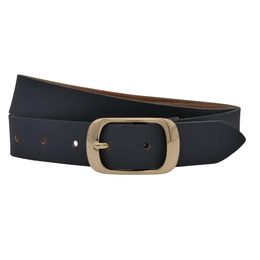 AnnaMatoni Damen Lederg&uuml;rtel "AnnaMatoni Damen Lederg&uuml;rtel in hochwertigem Veganem Nappa 3cm"marine 490, Gr. 90, 100% Leder, G&uuml;rtel