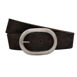 AnnaMatoni Damen Lederg&uuml;rtel "AnnaMatoni Damen Lederg&uuml;rtel in hochwertigem Velour Leder 4cm"mokka 690, Gr. 100, 100% Leder, G&uuml;rtel