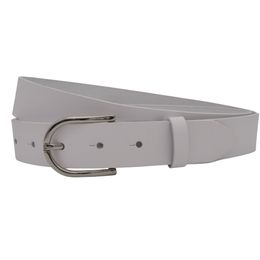AnnaMatoni Damen Lederg&uuml;rtel "AnnaMatoni Damen Lederg&uuml;rtel Basic G&uuml;rtel 3cm breit echt Leder"wei&szlig; 100, Gr. 90, 100% Leder, G&uuml;rtel