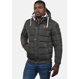 Blend Herren Winterjacke "BHFrederico"phantom grau, Gr. XXL, unifarben, 100% Polyester, Jacken, Warme Jacke mit abnehmbarer Kapuze