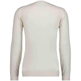 Ragman Herren V-Ausschnitt-Pullover, wei&szlig;, Gr. XXXL, Strick, 95% Baumwolle, 5% Kaschmir, Pullover