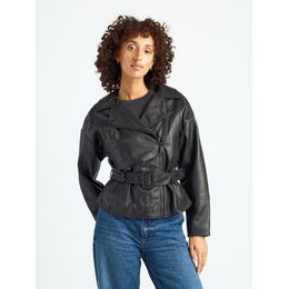 Maze Damen Lederjacke "42021154", schwarz, Gr. XL, Obermaterial: 100% Lammleder; Innenfutter: 100% Polyester; &Auml;rmelfutter: 100% Polyester, Jacken